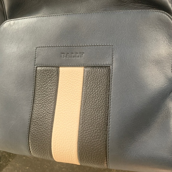 Bally | Bags | Bally Beris Mens Leather Backpack In Dark Navy | Poshmark